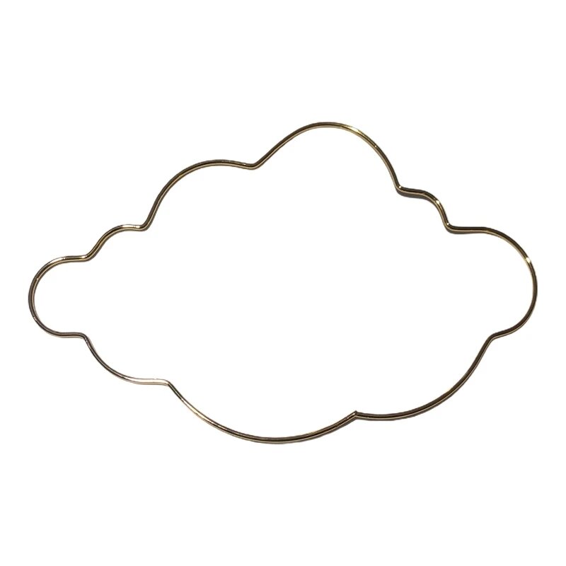 Металлический обруч для ловцов снов Бежевый, 2