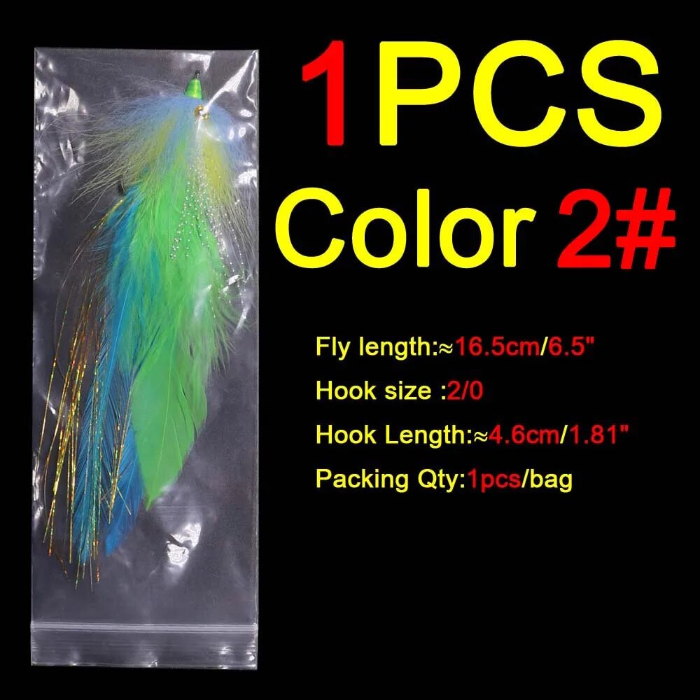 ICERIO 3D рыбьи глаза стример 2/0# 1PCS Color 2