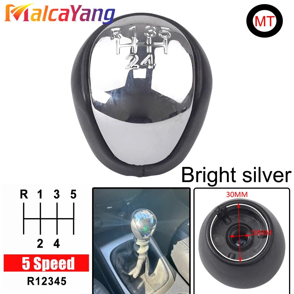 Для Hyundai Elantra 2008-2012 Touring I30 Kia Forte Soul 5 6-скоростная автомобильная ручка переключения передач ручной MT рычаг переключения передач головка гандбол