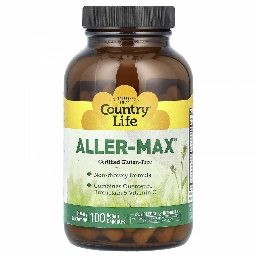 Country Life, Aller-Max, 100 веганских капсул