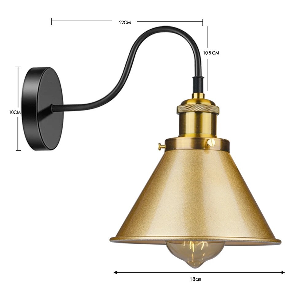 Настенный светильник ZHAOKE винтаж