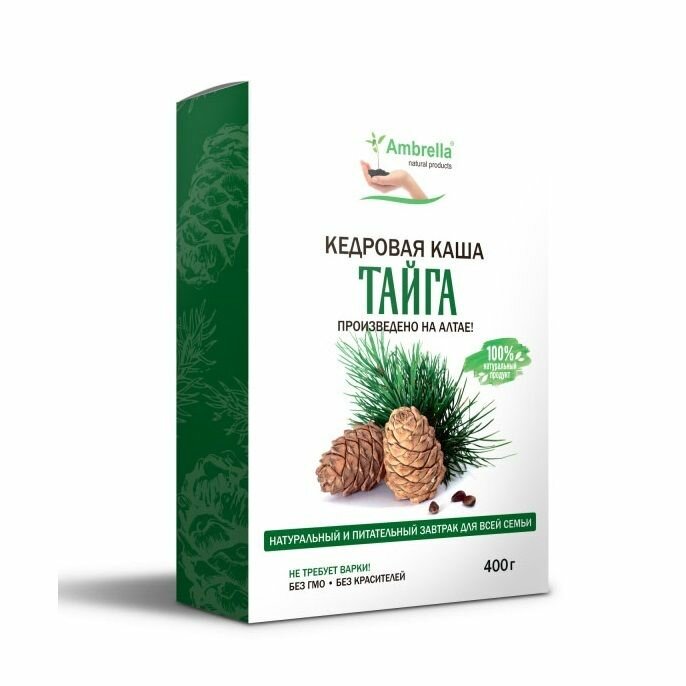Каша Кедровая Тайга 400г (Амбрелла)
