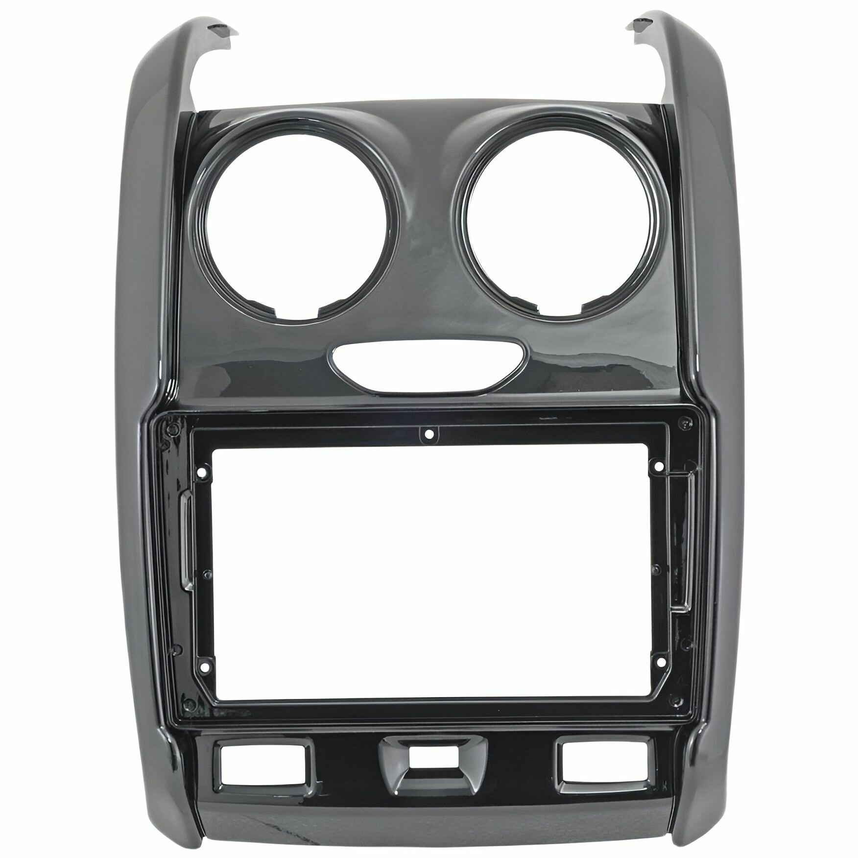 Рамка переходная для LADA Largus 2021+, RENAULT Duster Рестайлинг 2015-2020, для установки Android-магнитол 9"