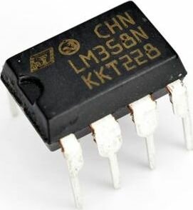 Микросхема STMicroelectronics LM358N операционный усилитель сдвоенный основного применения