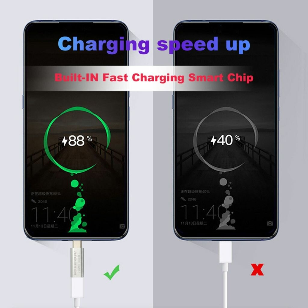 USB C Блокиратор данных, Черный — фото 1