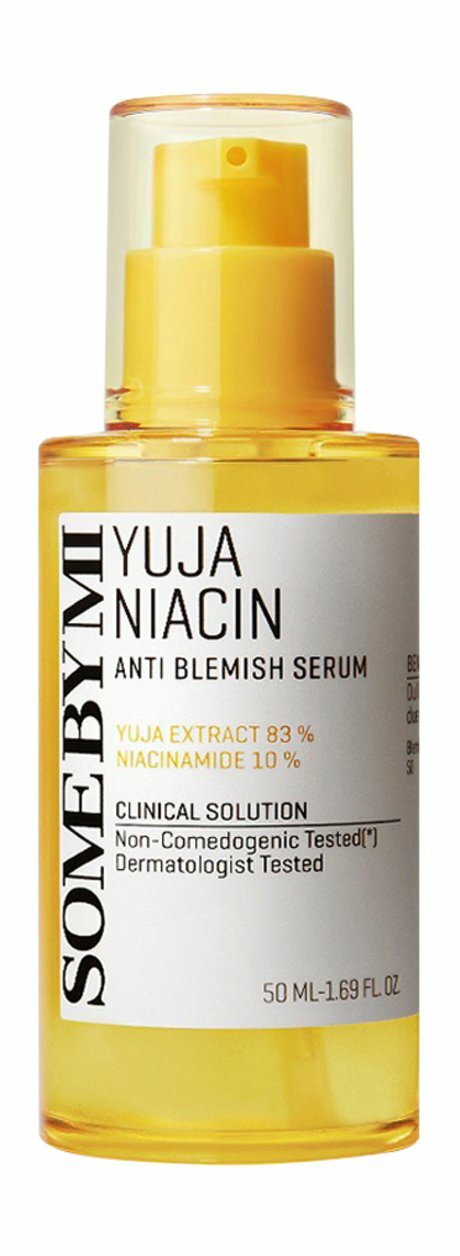 Some by Mi Yuja Niacin Blemish Serum Сыворотка для улучшения цвета кожи лица с ниацинамидом 10% и экстрактом юдзу 50мл