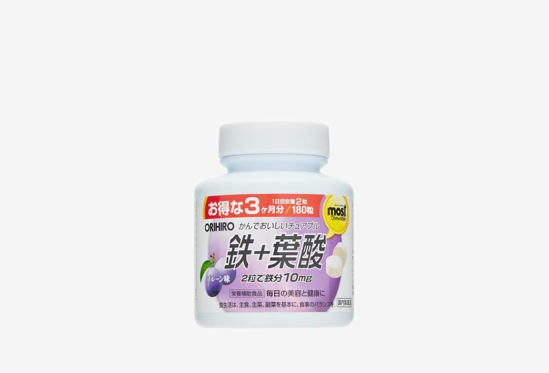Биологически активная добавка ORIHIRO железо 1000 мг