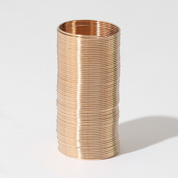 Проволока с памятью, d=2 см, толщина 0.6 мм, для кольца, цвет золото, 10 г