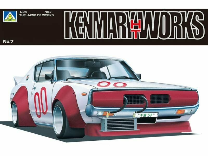 Склеиваемая пластиковая модель Kenmary 2Dr Hard Top Works (Nissan Skyline). Масштаб 1:24
