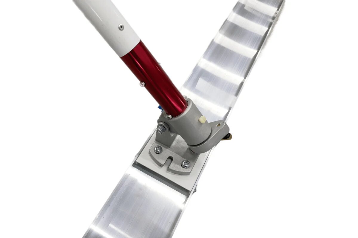 Гладилка Spektros, по бетону, прямоугольная, алюминиевая, с рукояткой 5 м, 1,5 м