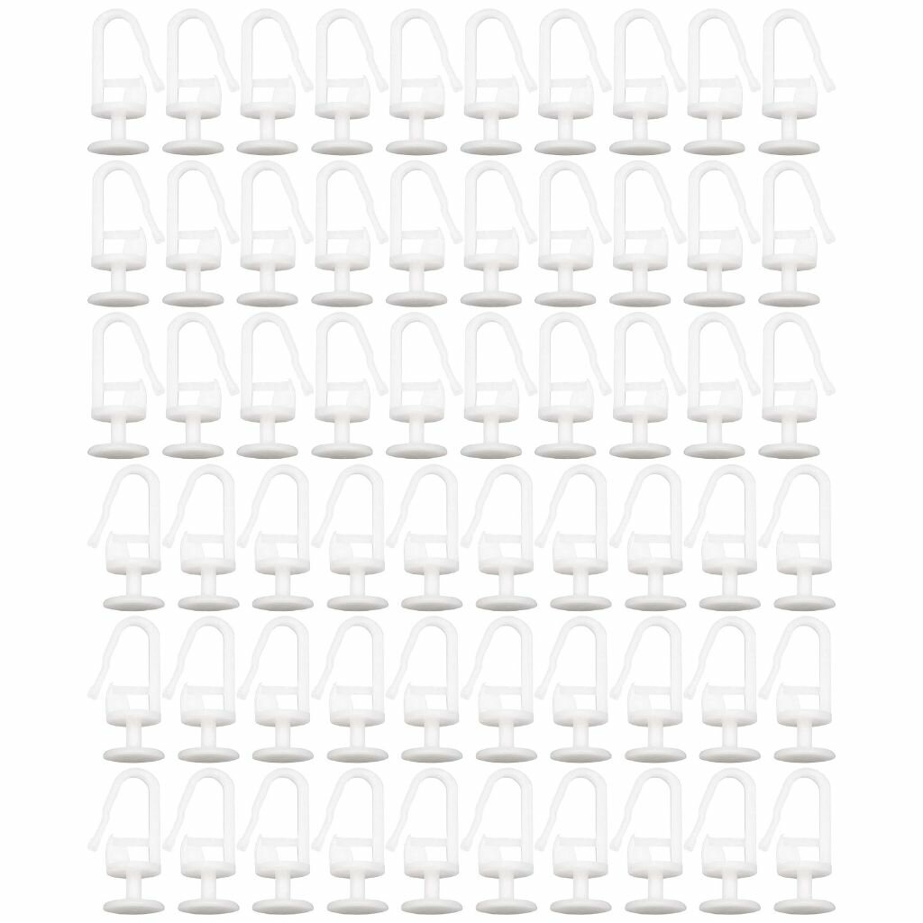 60 шт. Тихие карнизы для штор с фиксатором