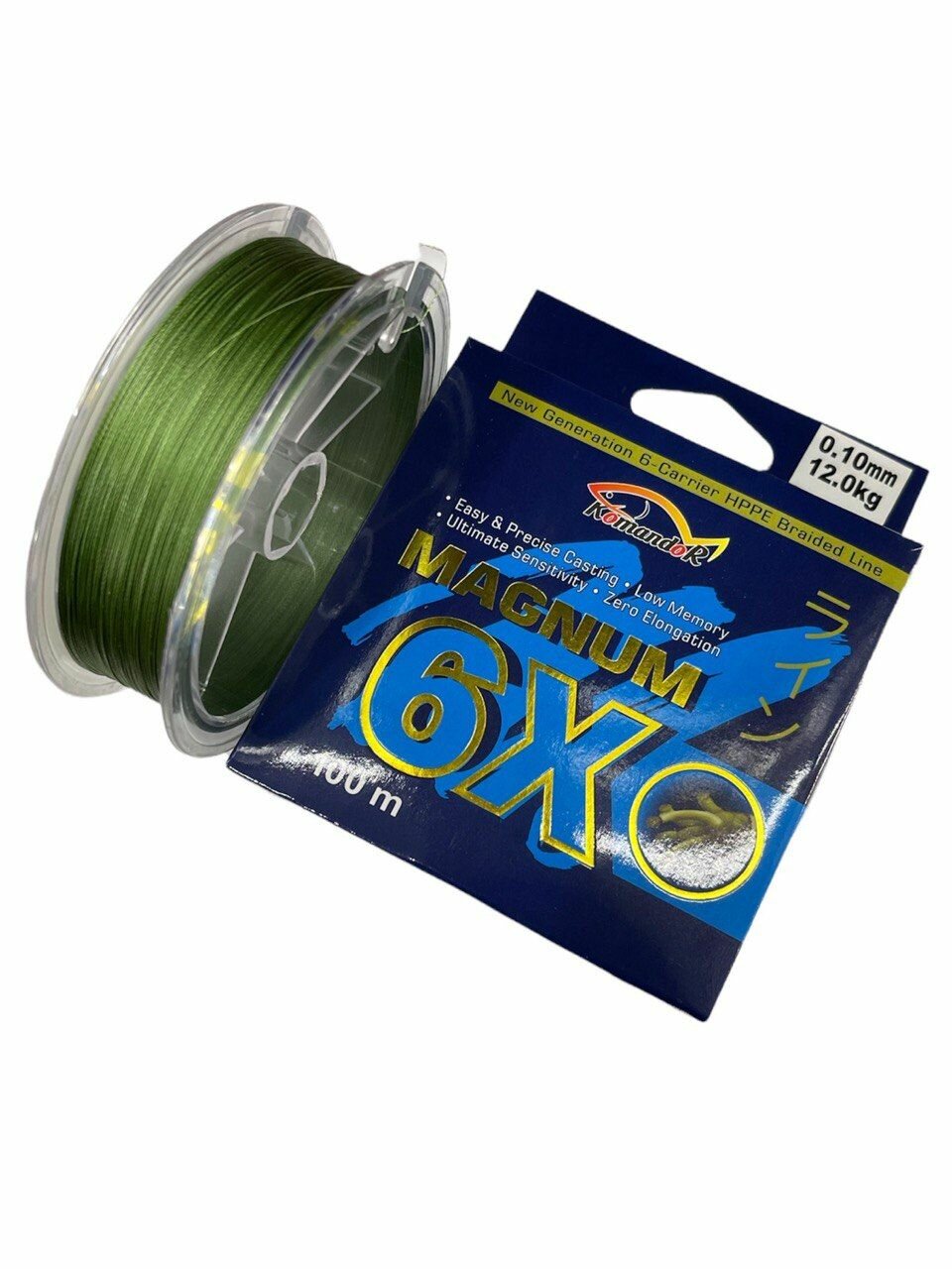 Плетеный шнур Fishing Master Magnum 6X 0.30 мм (44.1 кг), 100 м