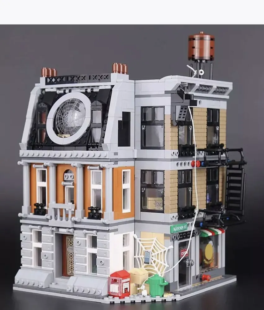 Конструктор совмести с Lego супер герои "дом супер героев", 1004 элементов, серый, от 3 лет, для мальчиков и девочек