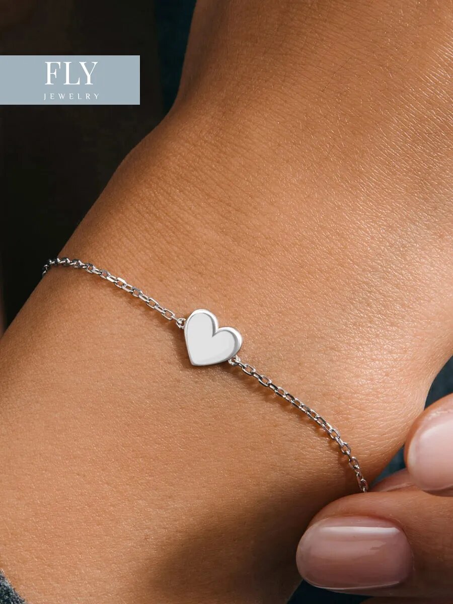 Браслет, серебро, 925 проба, родирование