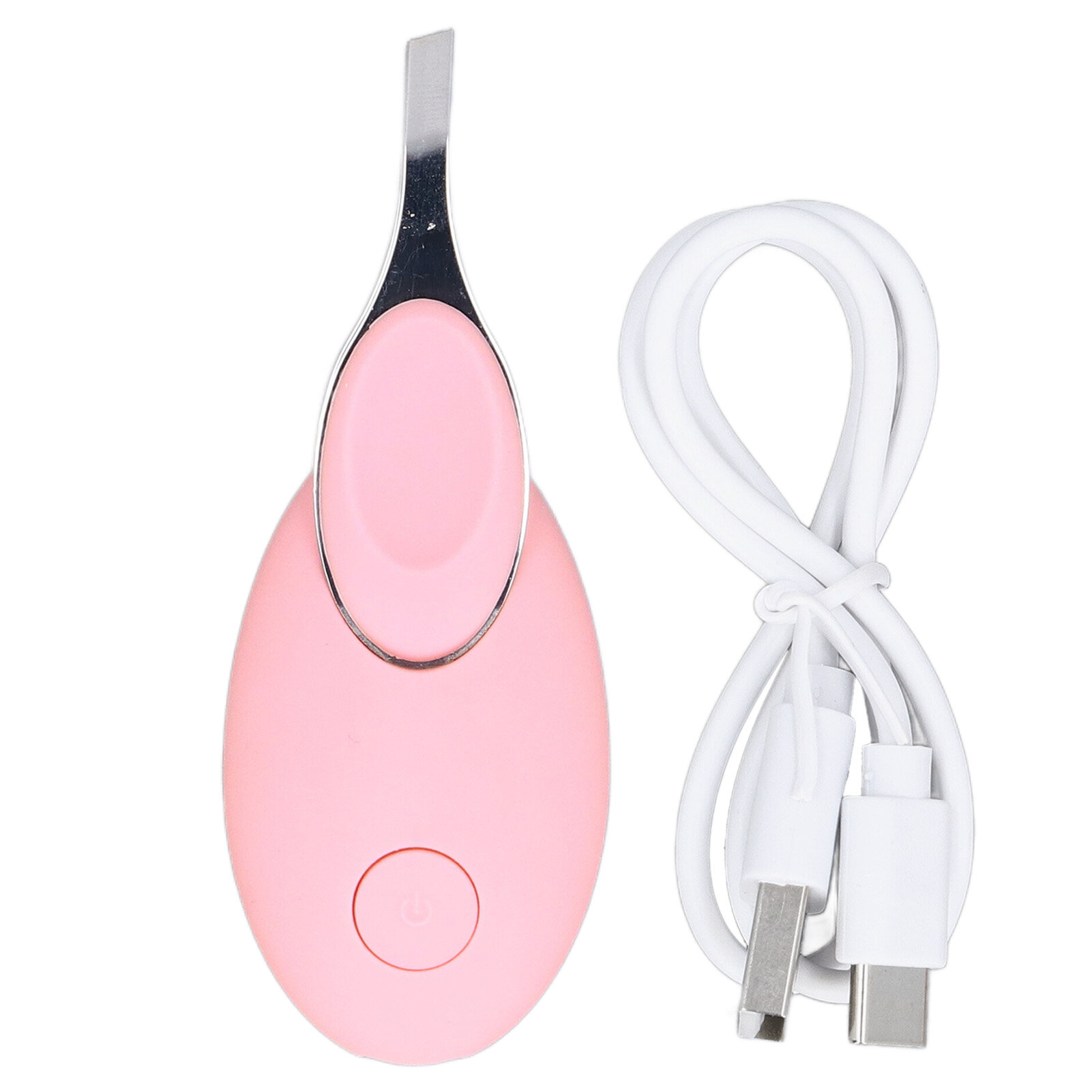 Электрический пинцет для бровей, перезаряжаемый инструмент для удаления видимых бровей, универсальный уход за бровями, розоватый оттенок