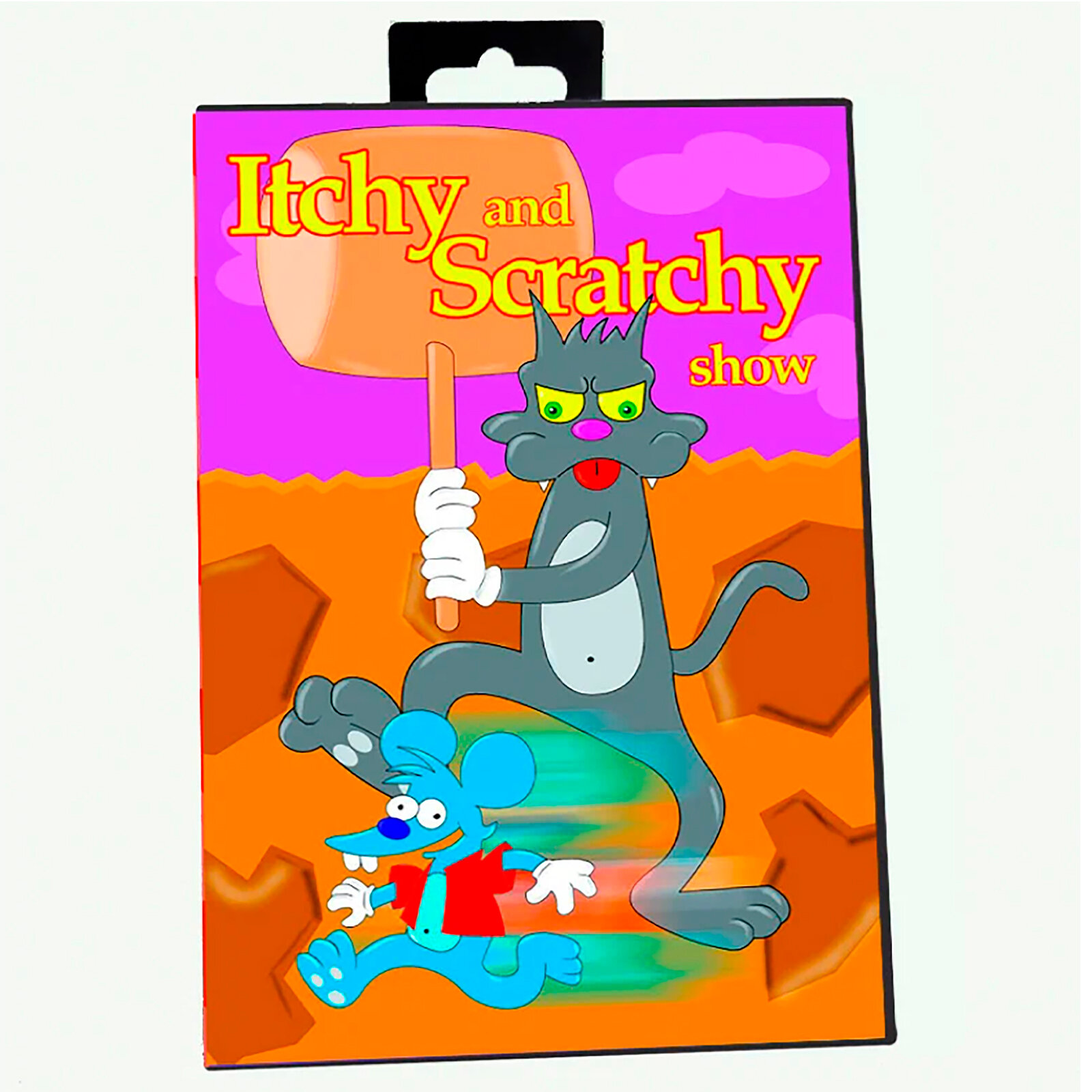 Картридж Actions The Itchy & Scratchy Game Для приставки Sega Genesis Sega Mega Drive 16 bit MD