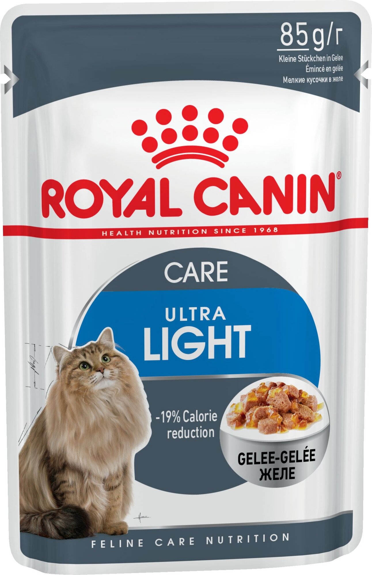 Влажный корм Royal Canin Ultra Light (в желе) при избыточном весе, 85 г x 12 шт