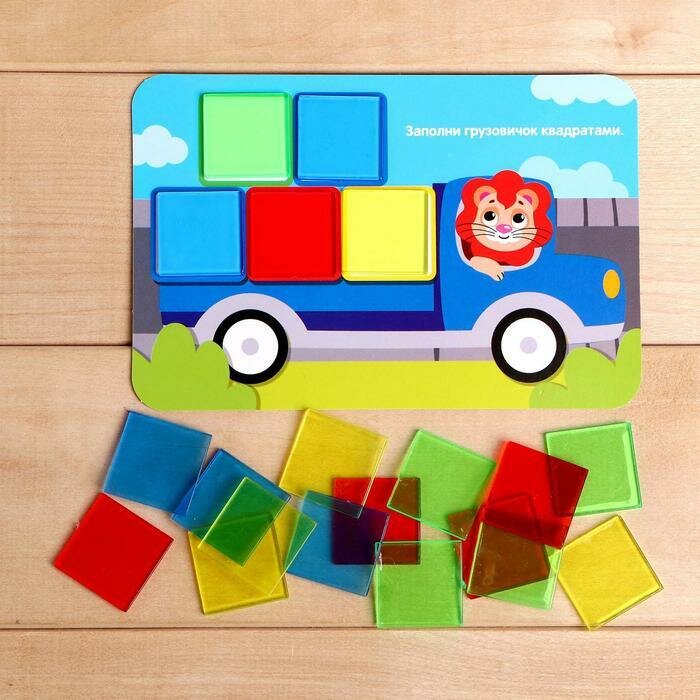 Обучающая игра ZABIAKA "Умные квадраты"