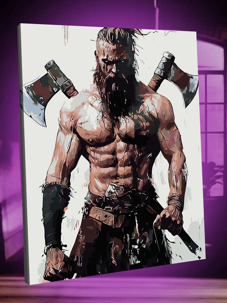 Картина по номерам Скандинавия викинги