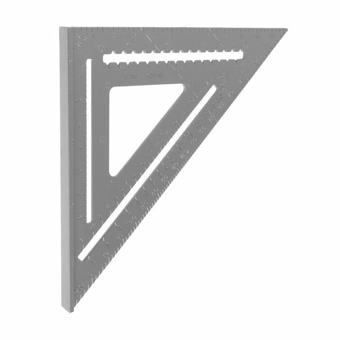 Универсальный кровельный угольник тундра, алюминий, 300 мм