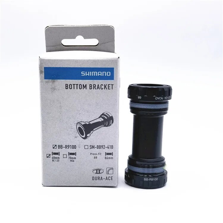 Каретка Shimano BB-RS501 SM-BBR60 для дорожных велосипедов BB-R9100 65grams