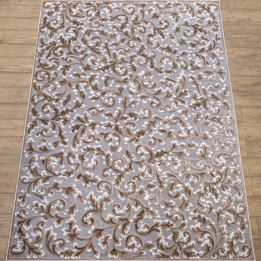 Ковер, Прямой, Бежевый, Коричневый, Серый, Классический, Винтажный, на пол, в гостиную, спальню, в ассортименте (100 см. на 200 см.)