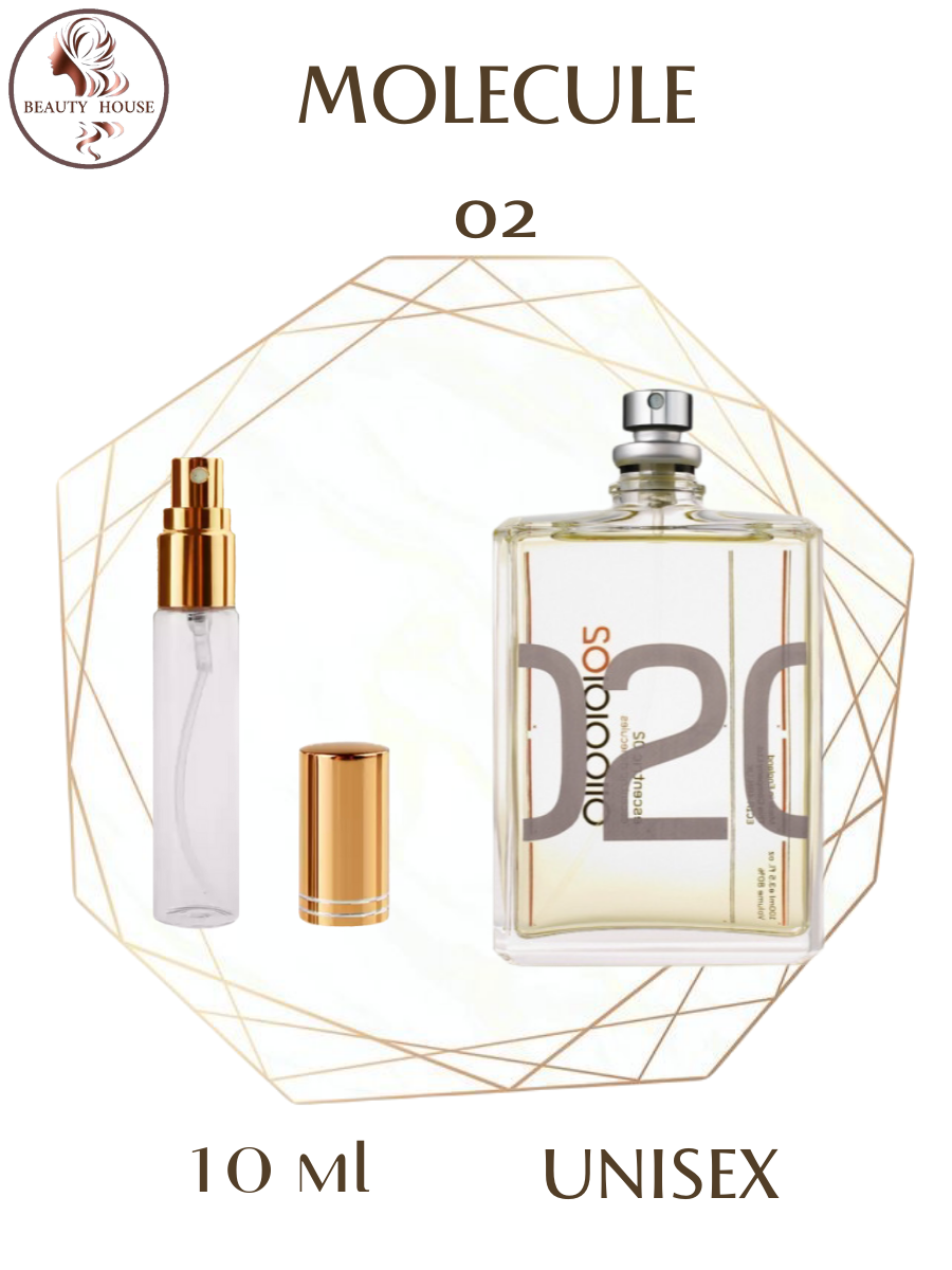Духи парфюм MOLECULE 02 спрей 10 мл унисекс, цветочные, восточные
