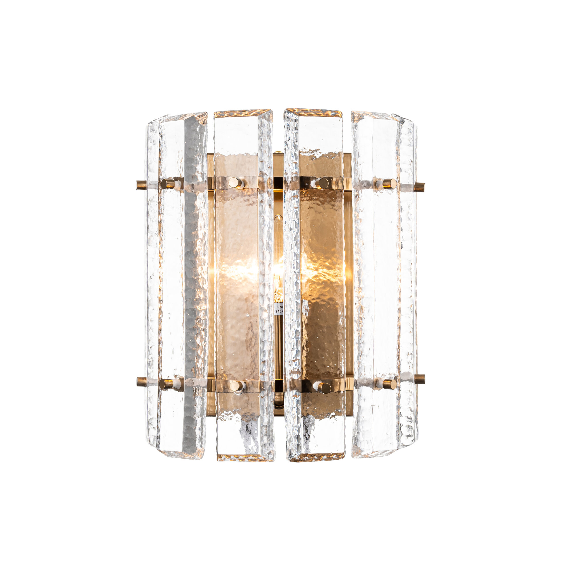 Бра Доминик, Металл, Стекло