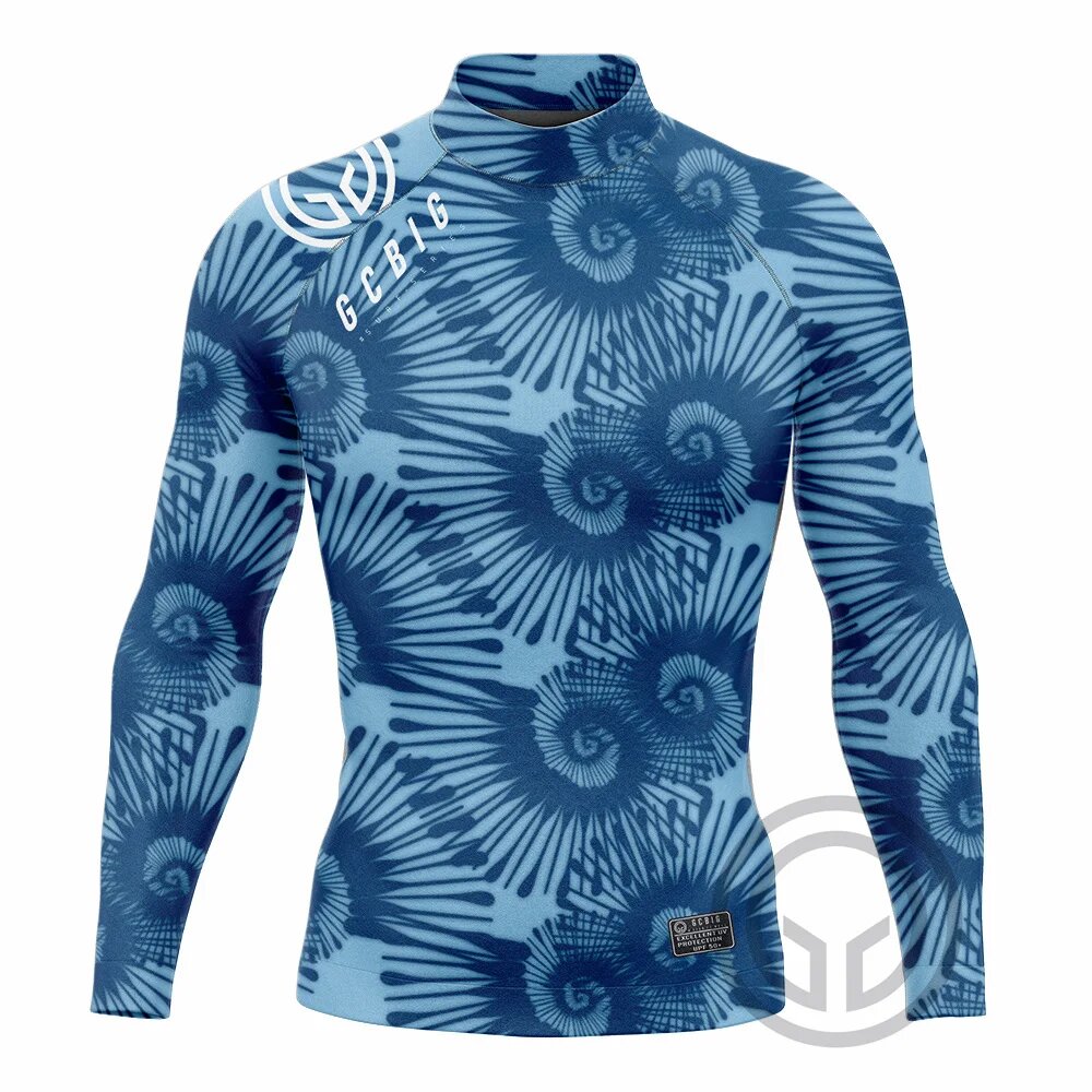 Мужская футболка с длинным рукавом синяя XXL, Color: 14