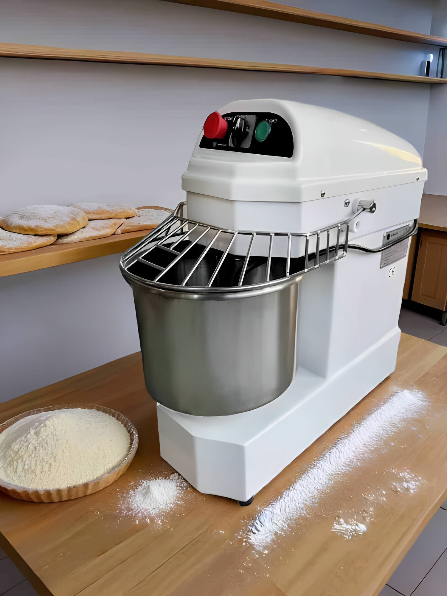 Тестомес Hurakan HKN-10SN, профессиональный, для ресторанов и кафе