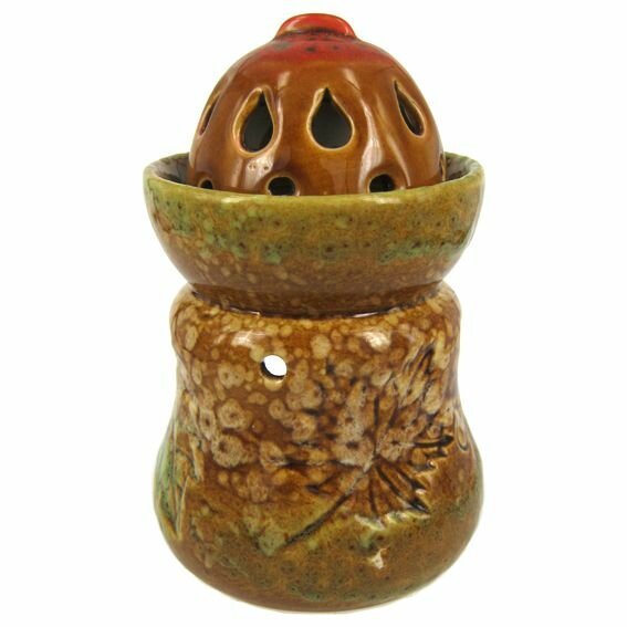 Аромалампа осень (керамика, 13,5 см.), 1 шт.