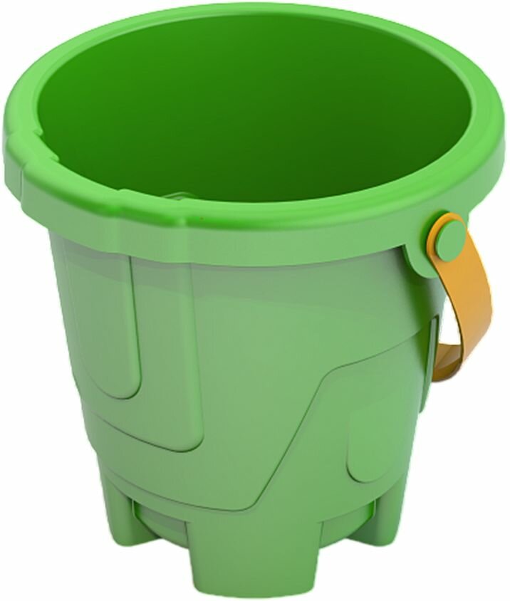 Большое детское ведро-замок для песочницы, пластиковое ведерко для игры в песке, цвет микс