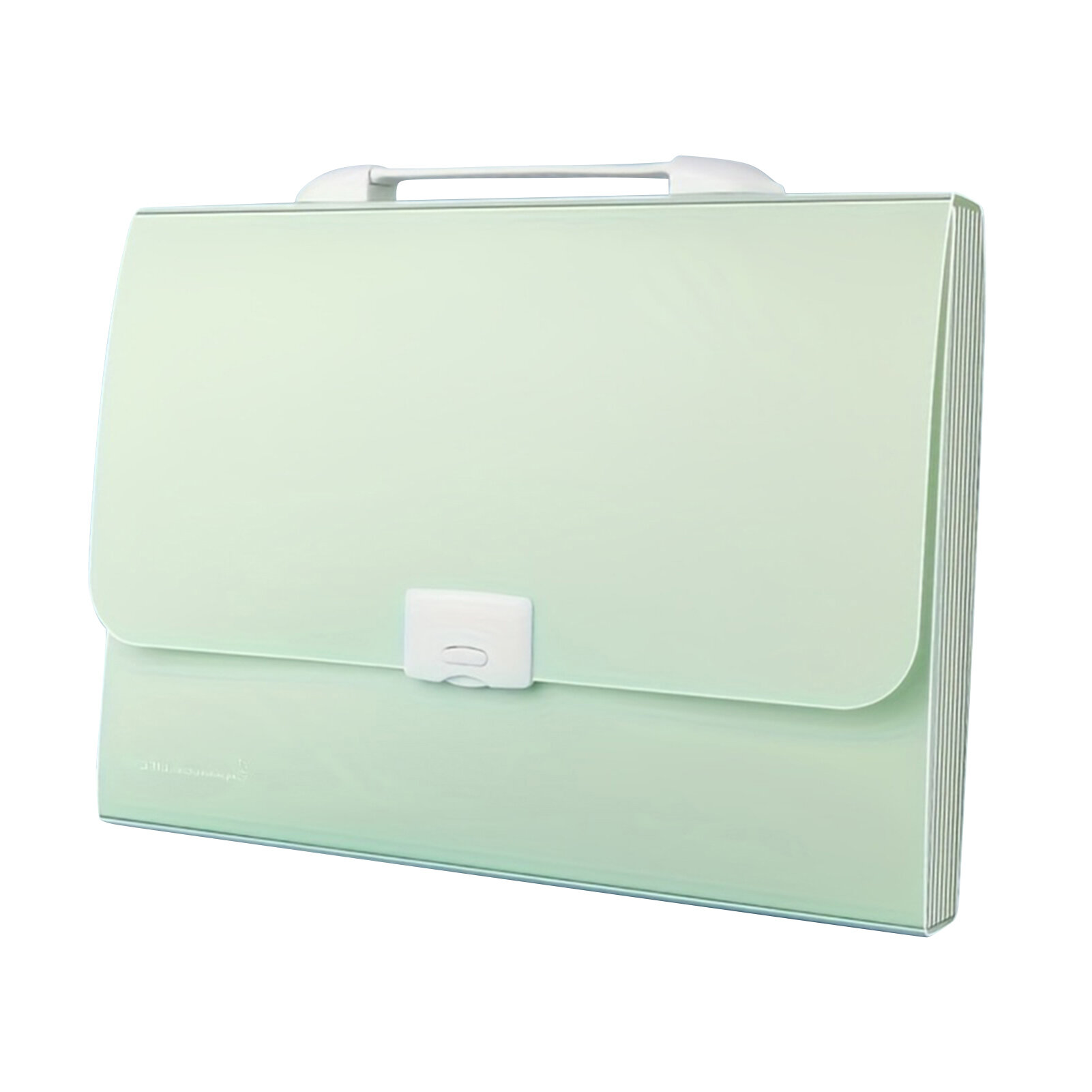 Папка-органайзер с 13 карманами, расширяющийся кейс с ручкой, водонепроницаемый чехол, органайзер для документов формата А4 с наклейками для домашнего офиса и школы, светло-зеленый