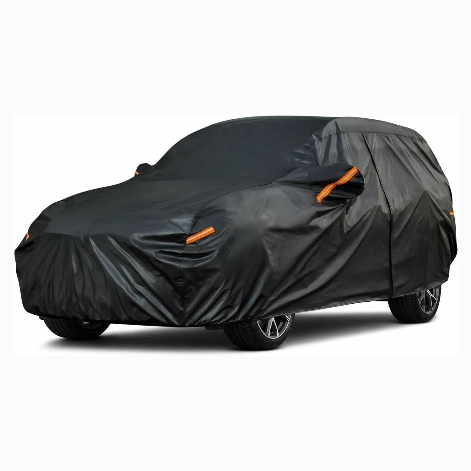SUV 4-этажный тяжелый чехол для авто. Тент для автомобиля от солнца, снега, дождя, внедорожникчехол для защиты машины универсальный размер YL(485CM)