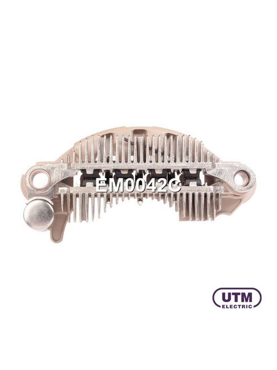 Диодный мост UTM EM0042C, для Hyundai, серебристый, металл, пластик