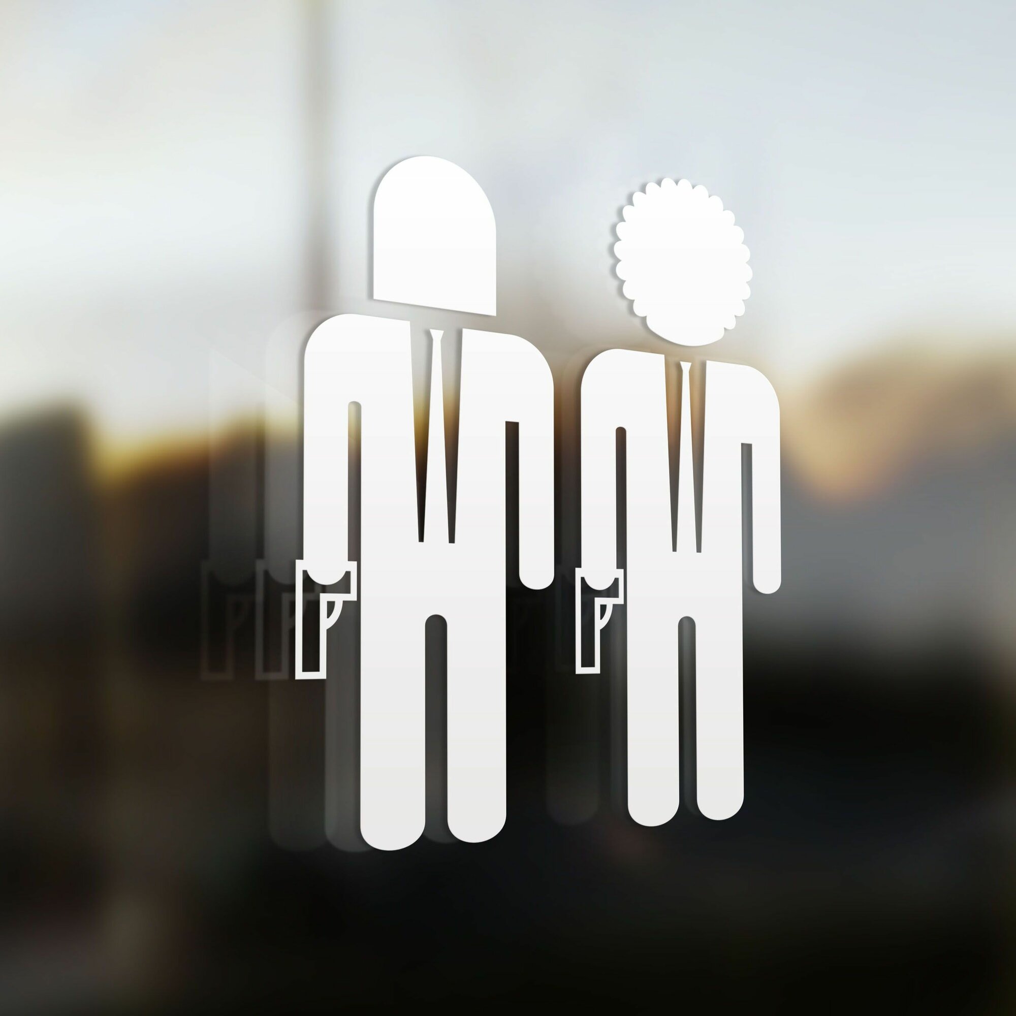 Наклейка на авто Криминальное Чтиво 25x20