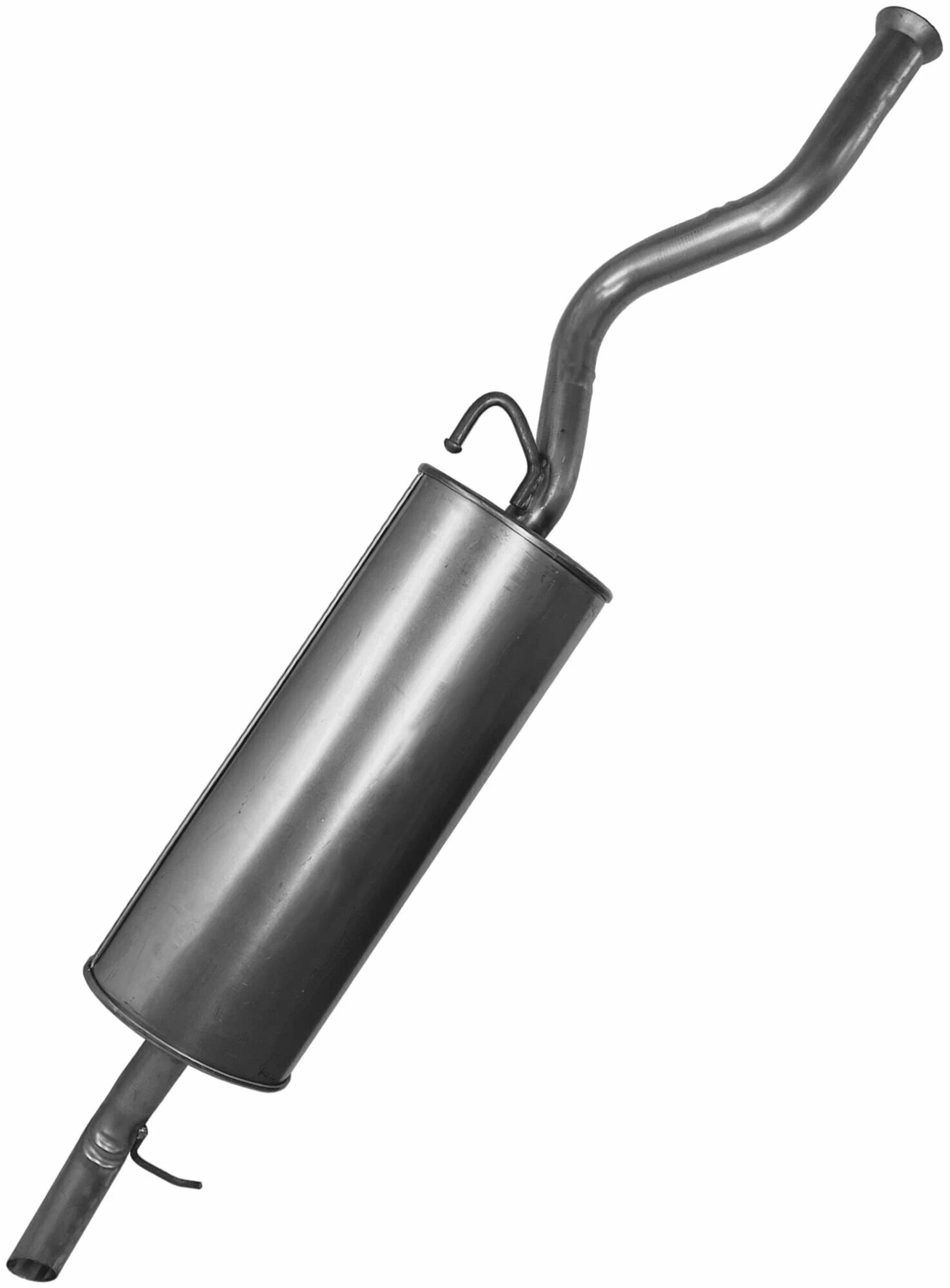 Глушитель Фобос 43122, для LADA Priora, металл, серый металлик