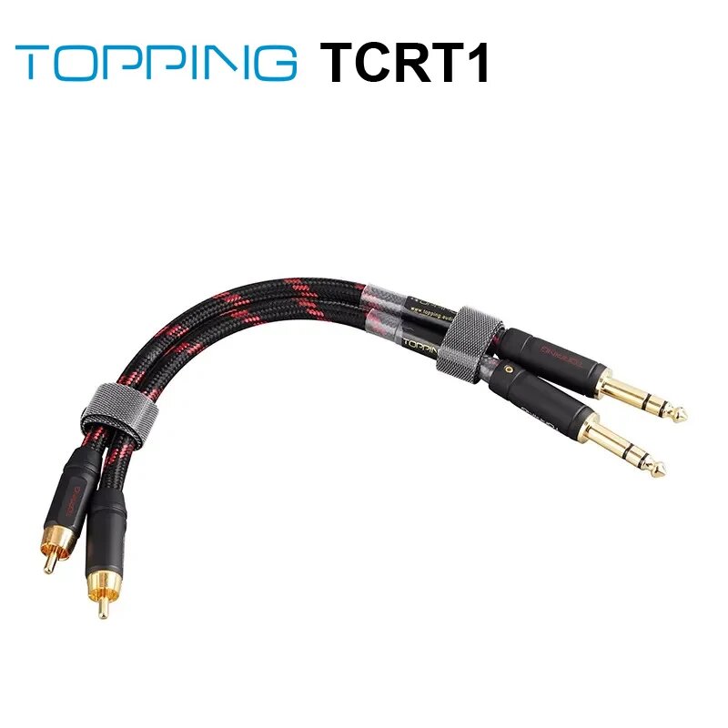 TOPPING TCRT1 RCA-TRS кабель 25см черный