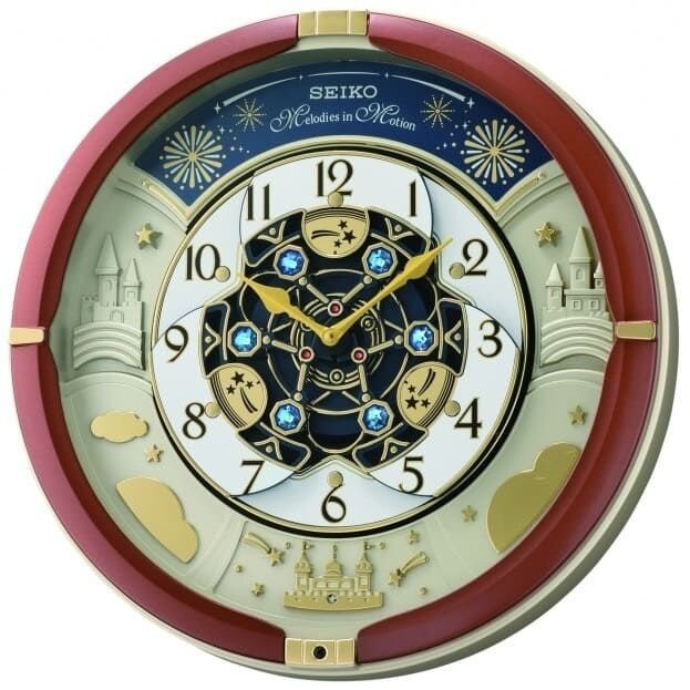 Настенные часы с маятником Seiko Quartz Wall Clock QXM378B