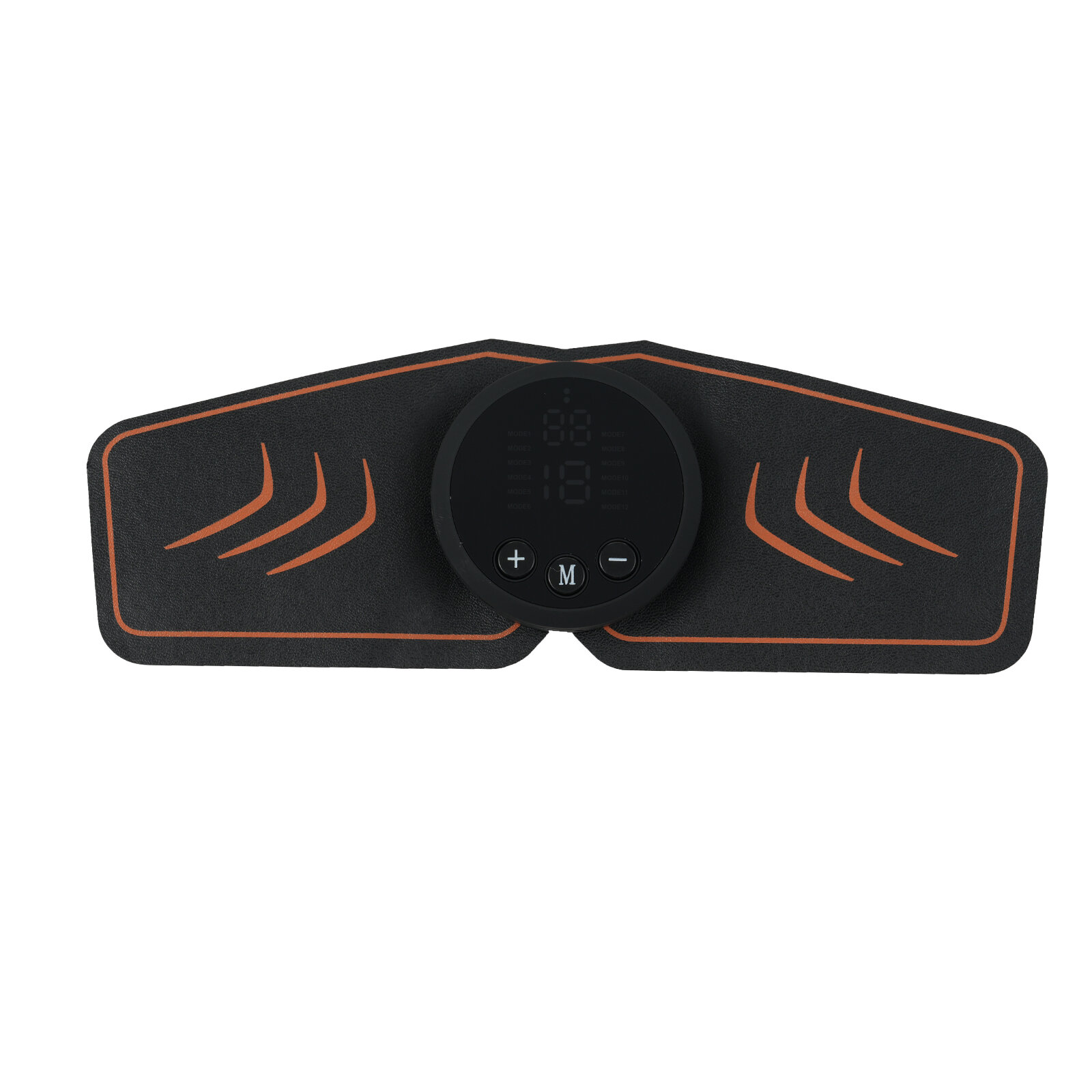 Умный стимулятор пресса для мышц живота, тонизирующий тренажер для мышц живота, 12 режимов, 19 уровней интенсивности, массажный пластырь для коррекции фигуры, унисекс, встроенный, перезаряжаемый