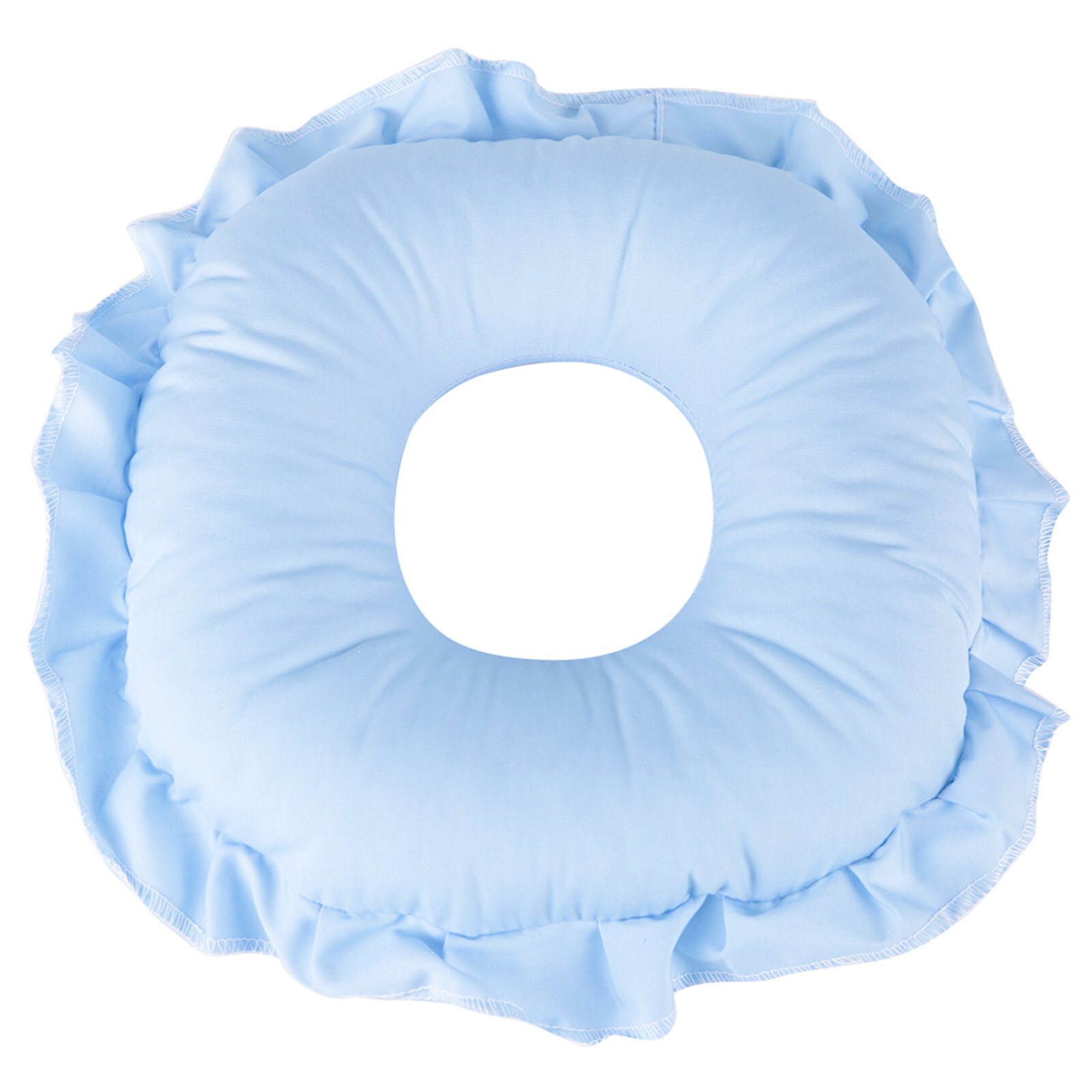 Polyester Face Relax Pillow SPA Salon Massage Hollowed Nap Rest Cushion Blue