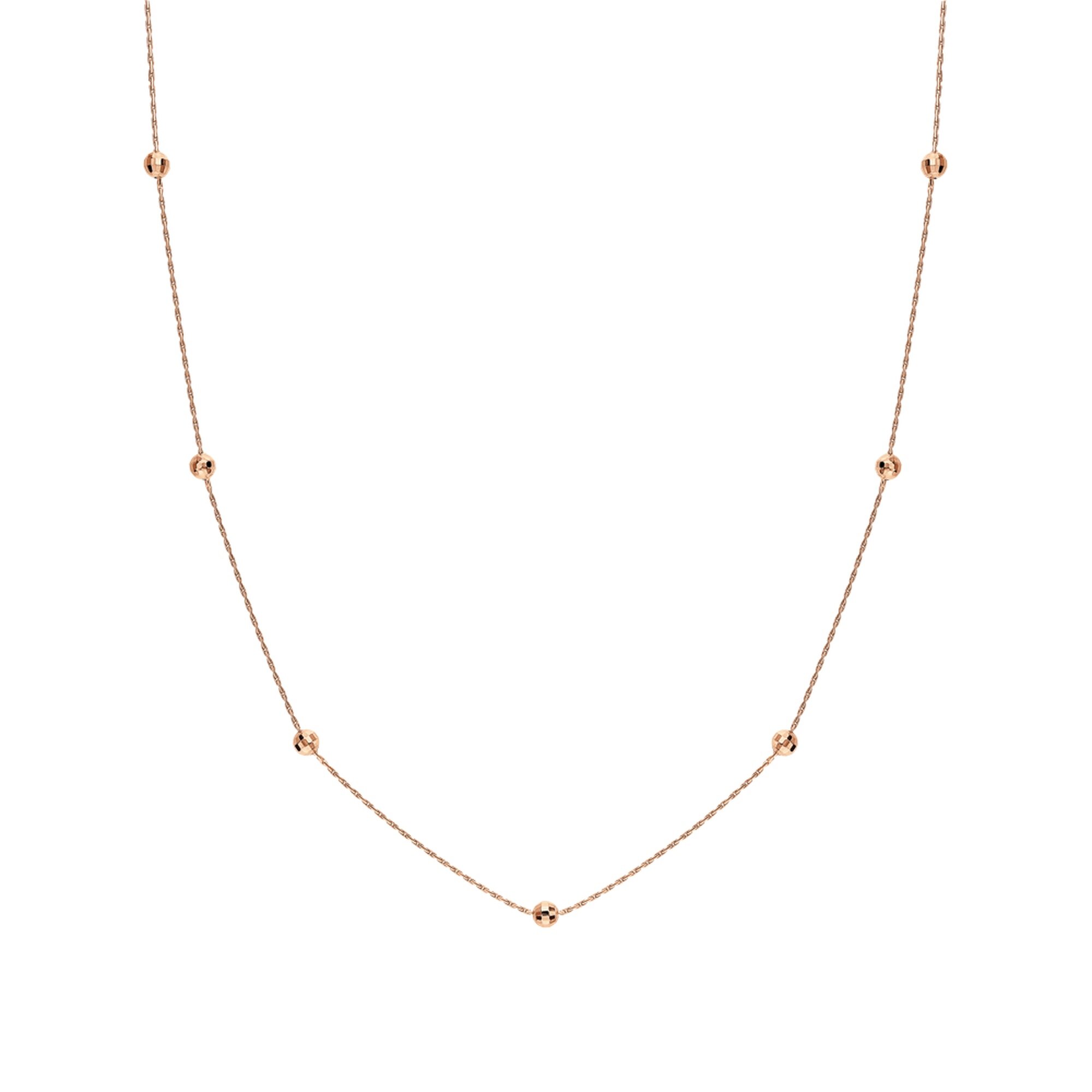 Колье, красное золото, 585 проба