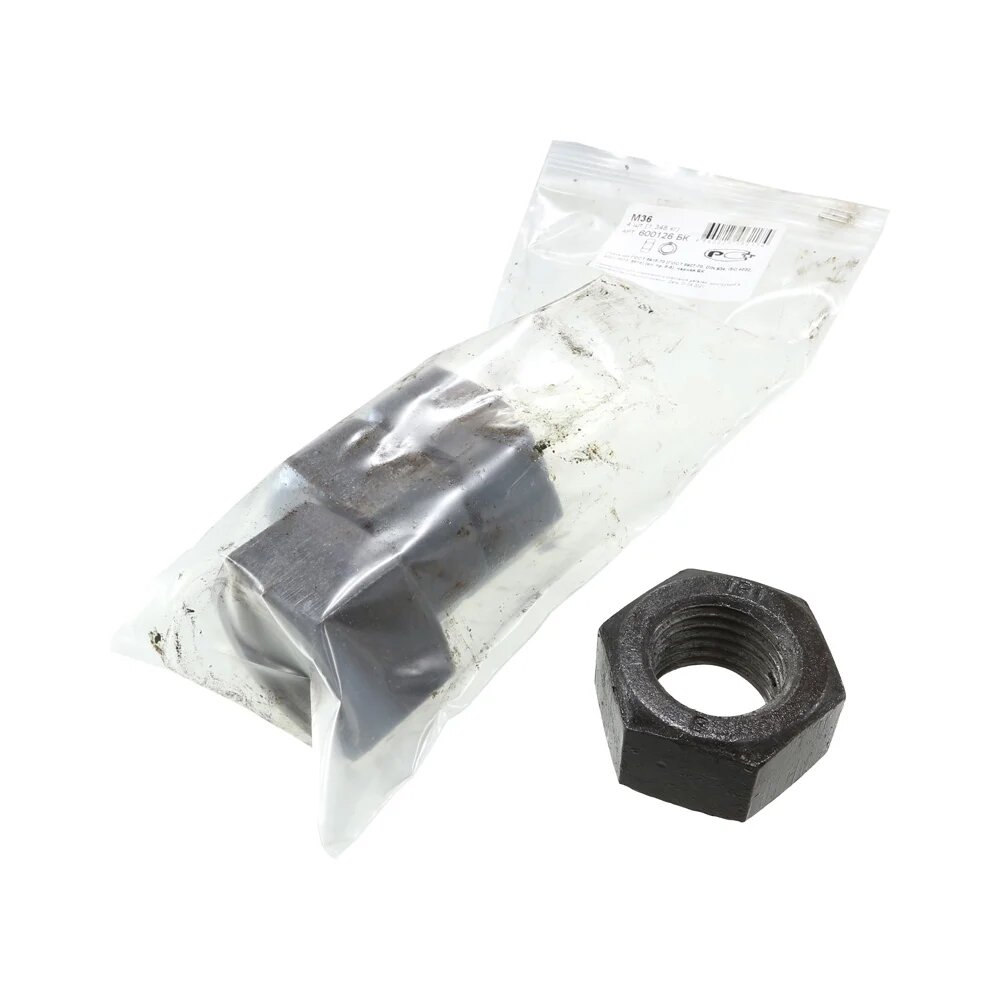 Крепежная техника Гайка ш/г черная ГОСТ 5915-70 М36 (4 шт) 600126 БК