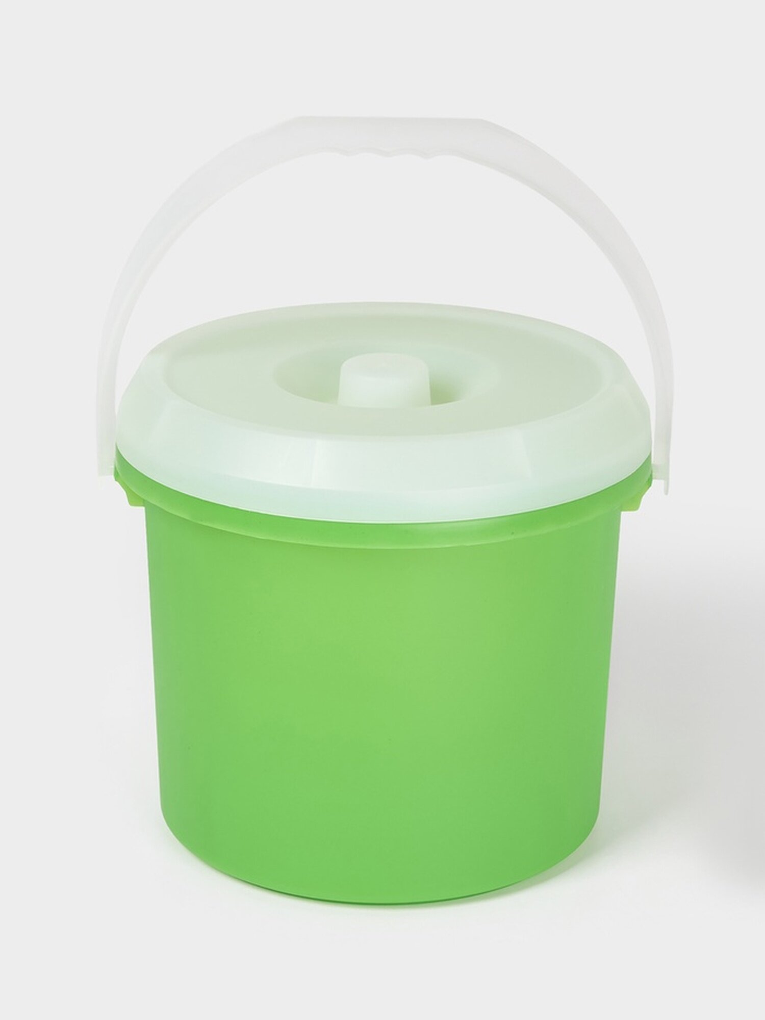 Ведро Darel Plastic, с крышкой, 15л, круглое, пластик, цвет микс