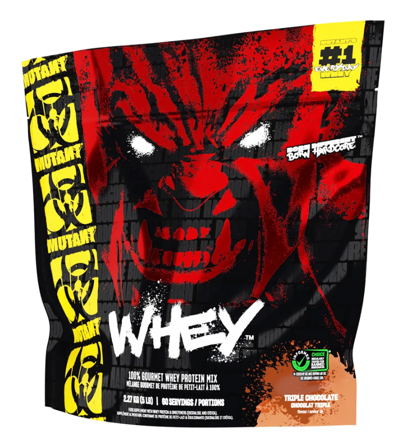 Протеин Mutant Whey 2270 г, тройной шоколад