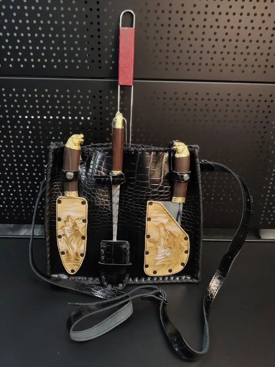 Набор для пикника подарочный подарок мужчине / Оригинальный подарок