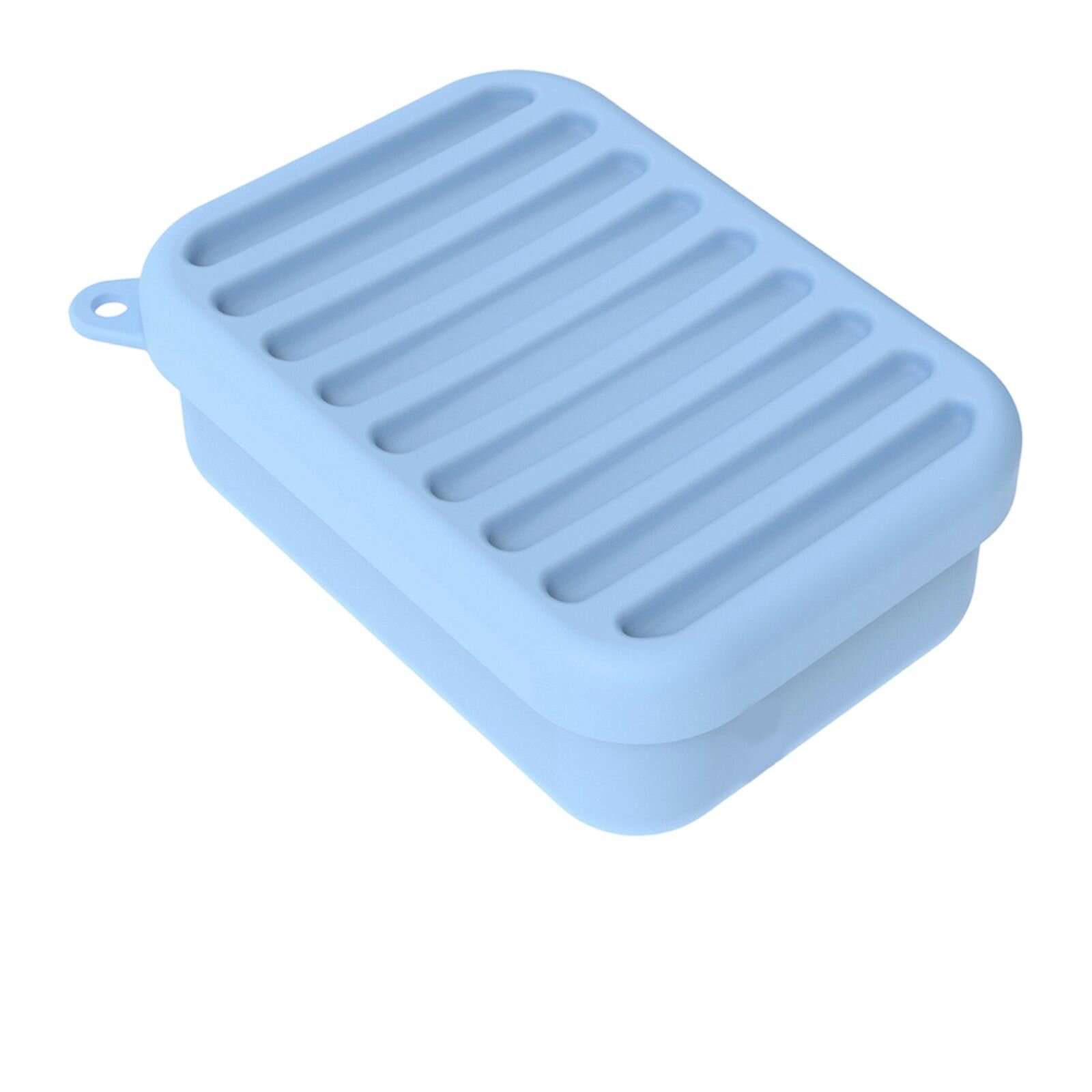 Силиконовая мыльница с крышкой и быстросохнущим дренажным слоем для дома душа общежития