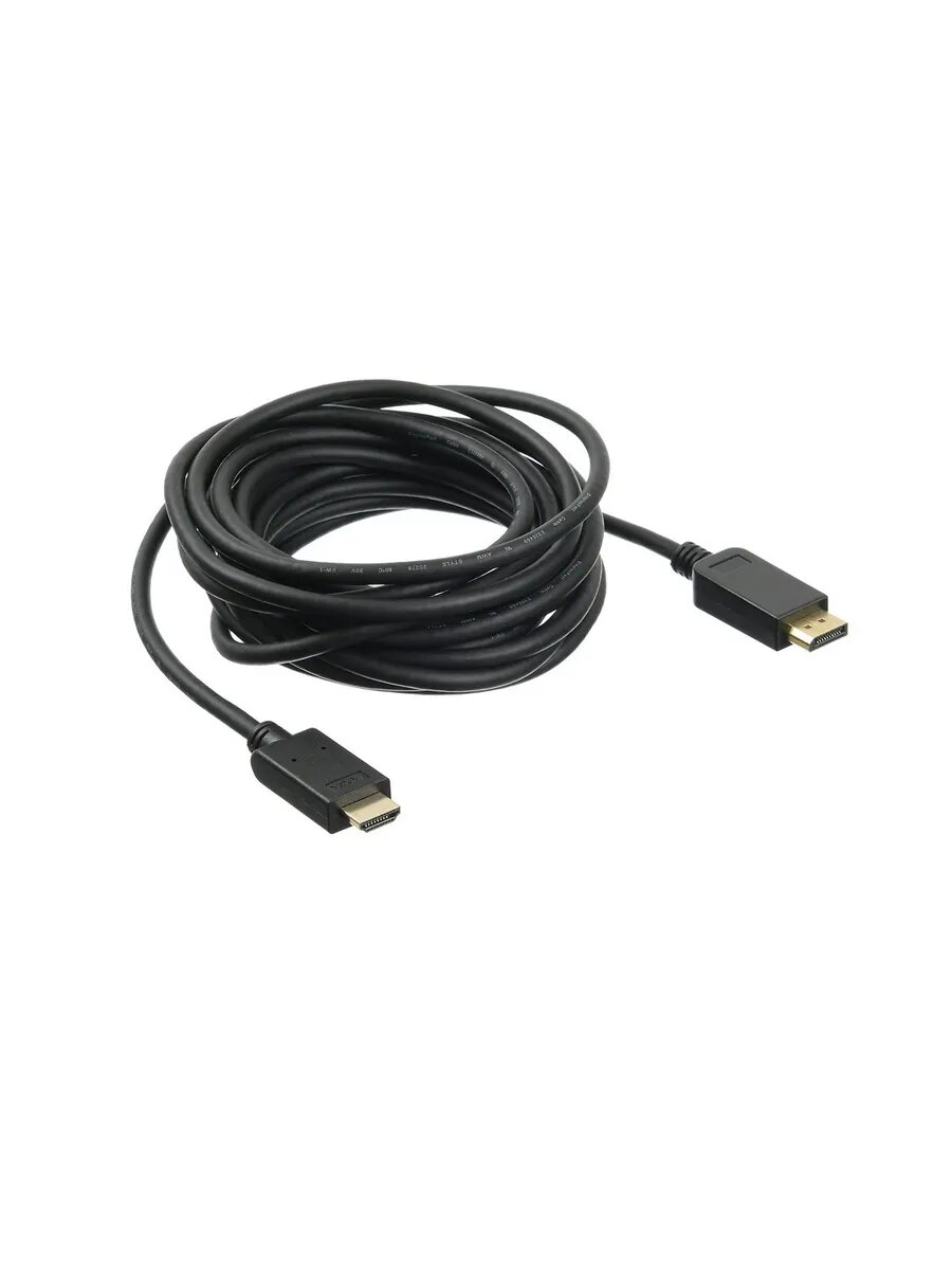 Кабель аудио-видео v. 1.2 DisplayPort 5м. черный