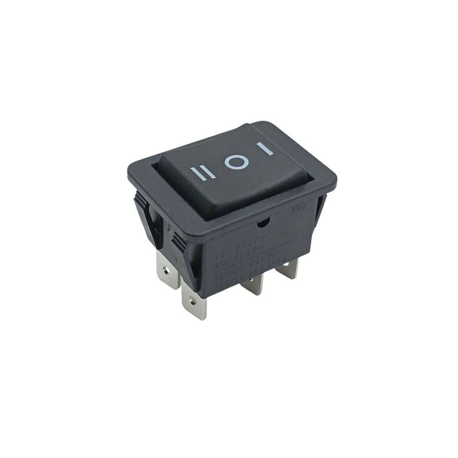 Клавишные переключатели KCD4 16A 250V (RS-201) (on)-off-(on) без фиксации