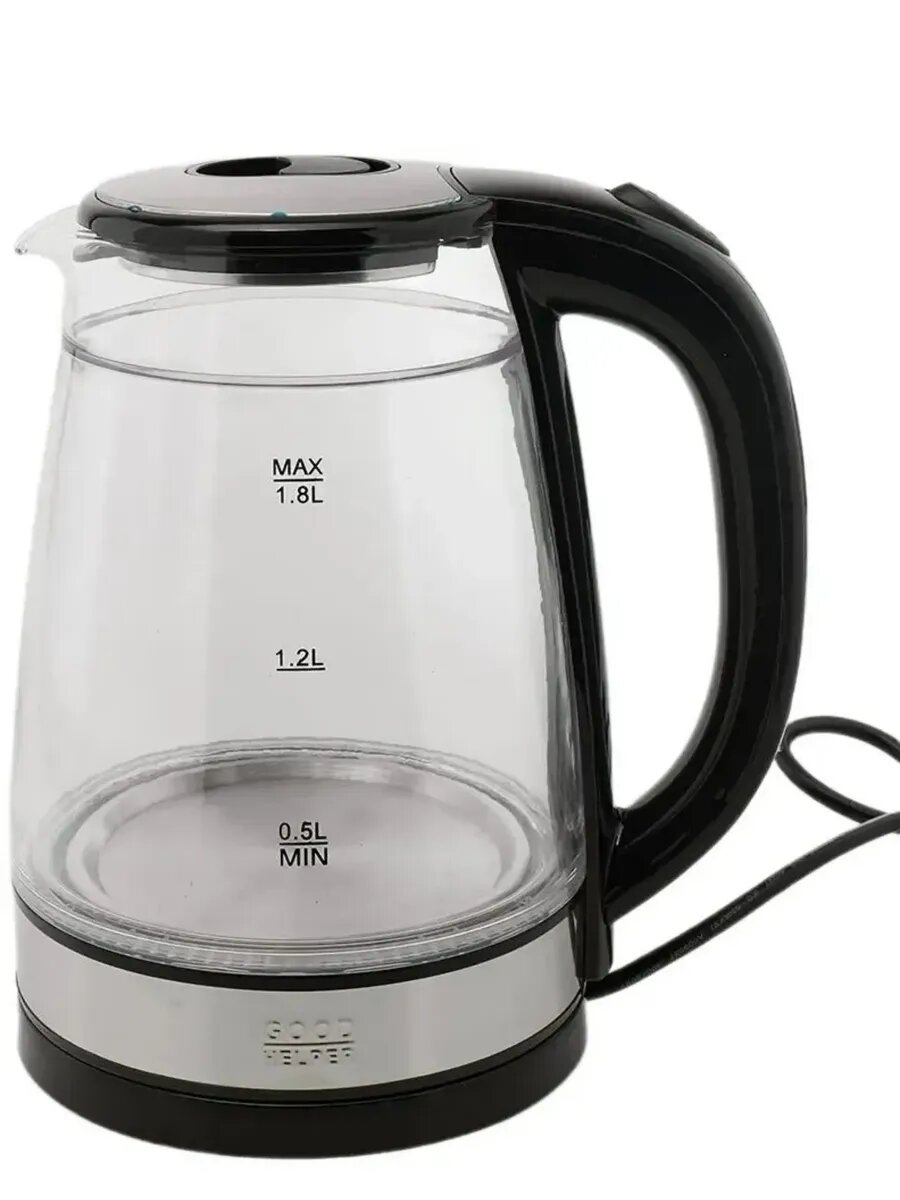 Чайник электрический KPG-1800 1.8л 1500Вт с индикацией